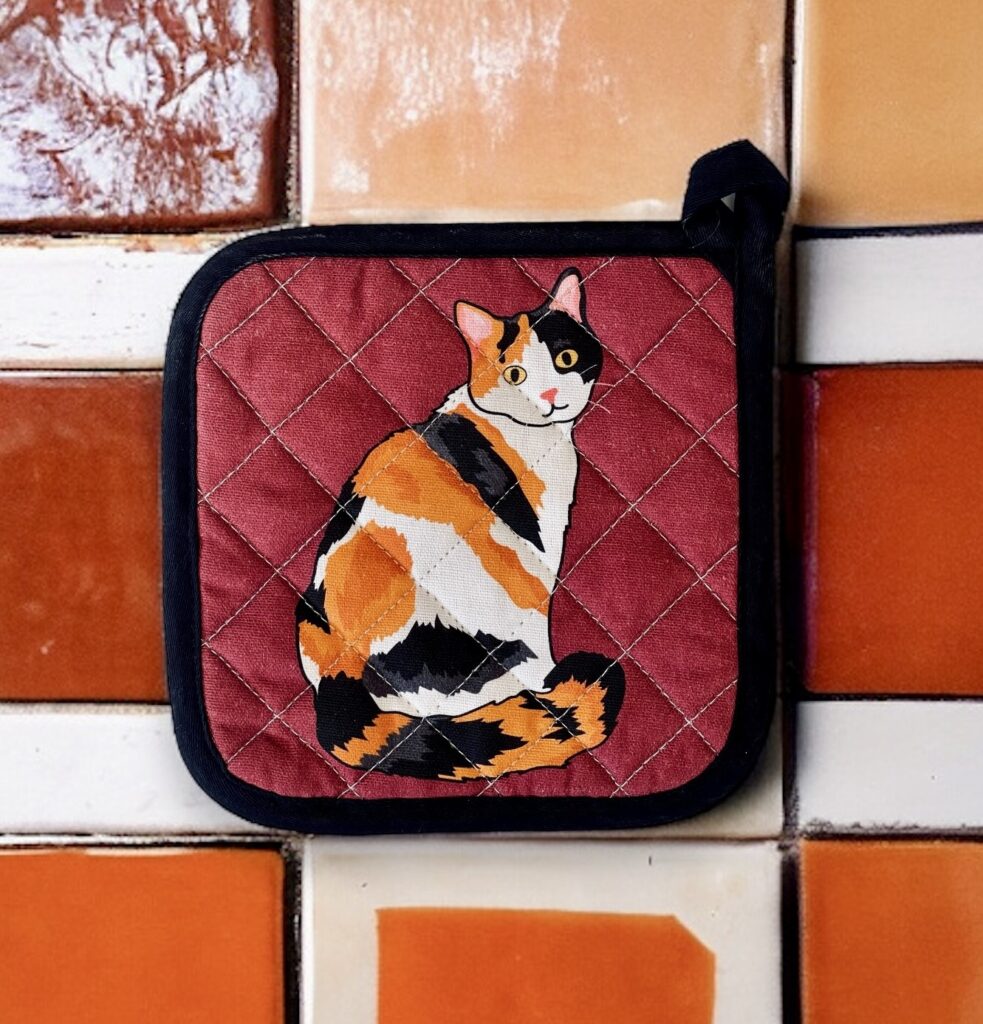 Hello Calico Cat Potholder – Naked Decor